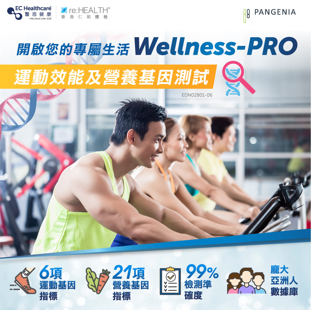 基因檢測 | Wellness-PRO 運動效能及營養基因測試 | 香港仁和體檢
