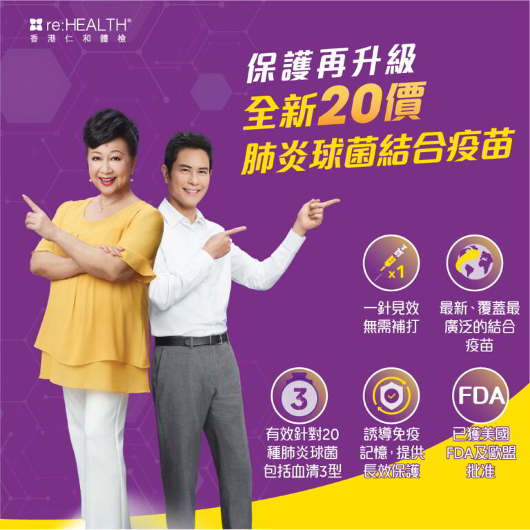 Pneumococcal 20-valent Conjugate Vaccine | re:HEALTH One-Stop Medical ...